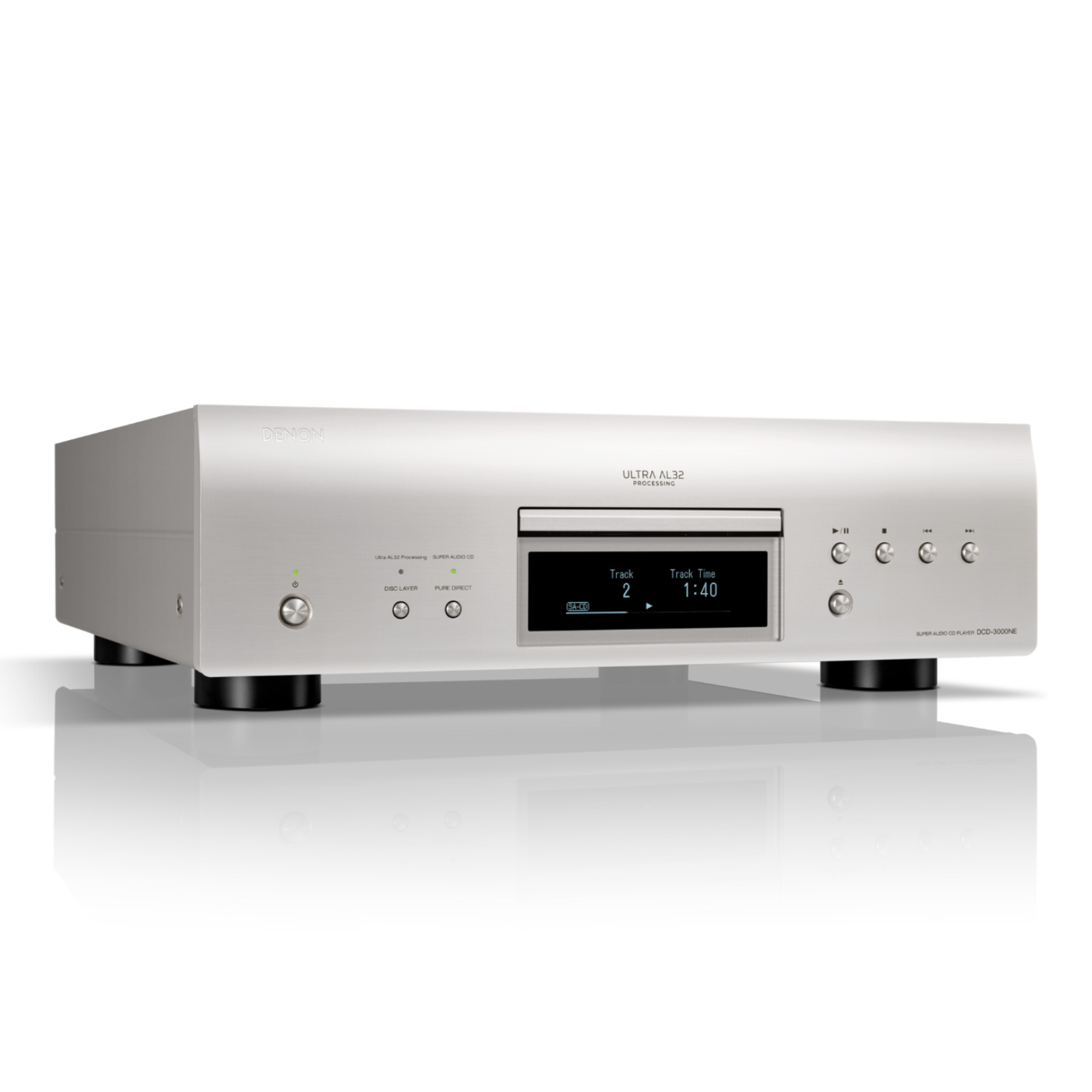 Denon DCD-3000NE CD-/SACD-soitin, hopea - Hifi.fi