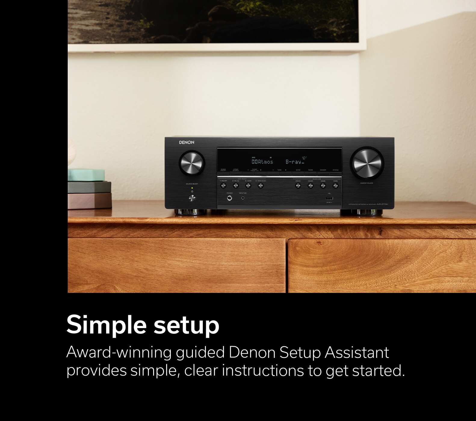 Denon AVR-S770H 7.2 HEOS 8K AV-vahvistin - Hifi.fi