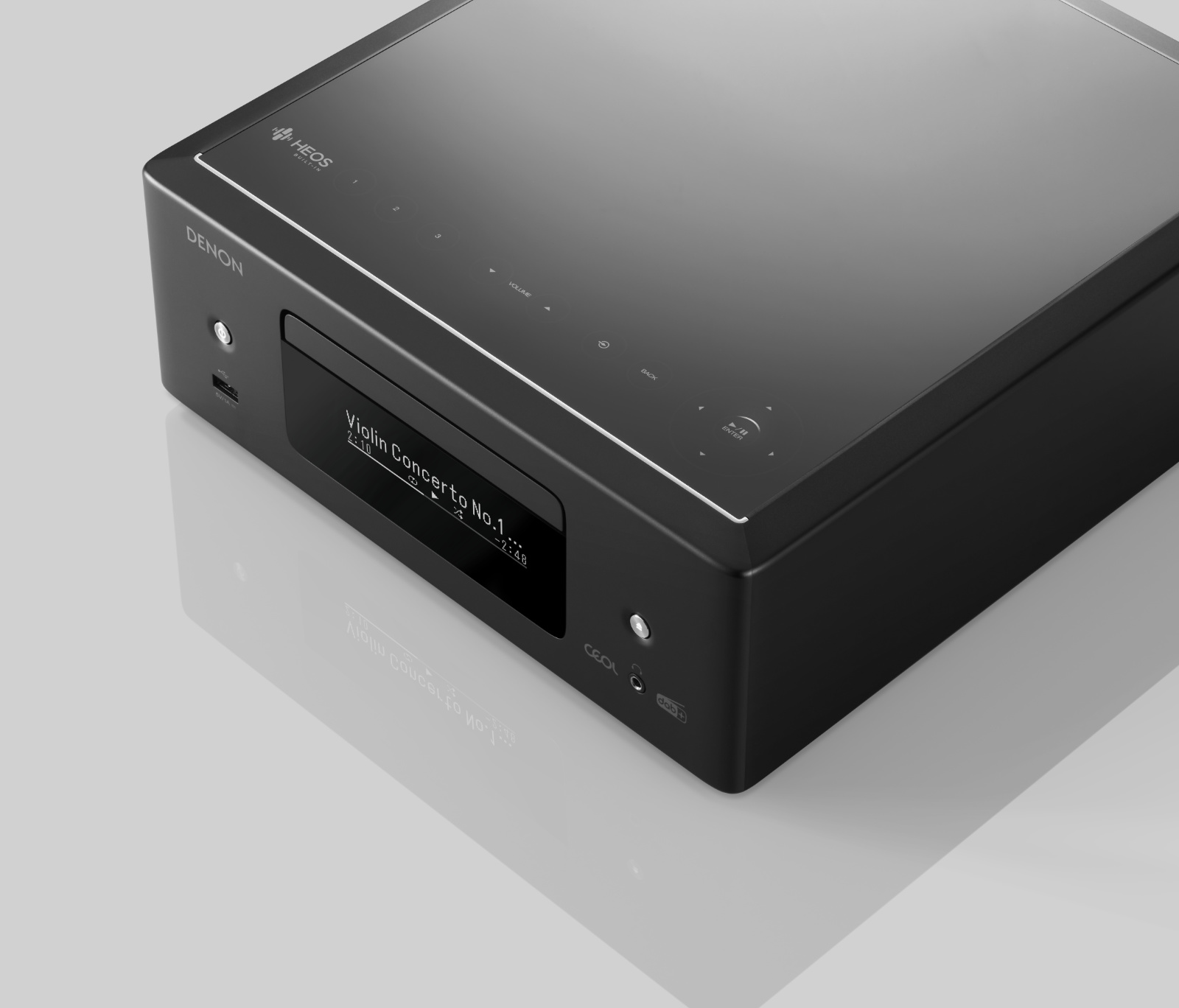 Denon CEOL RCD-N12 CD-striimeri-viritinvahvistin, musta - Hifi.fi
