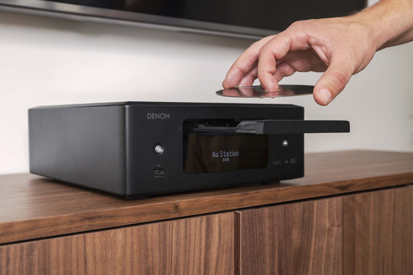 Denon CEOL RCD-N12 CD-striimeri-viritinvahvistin, musta - Hifi.fi