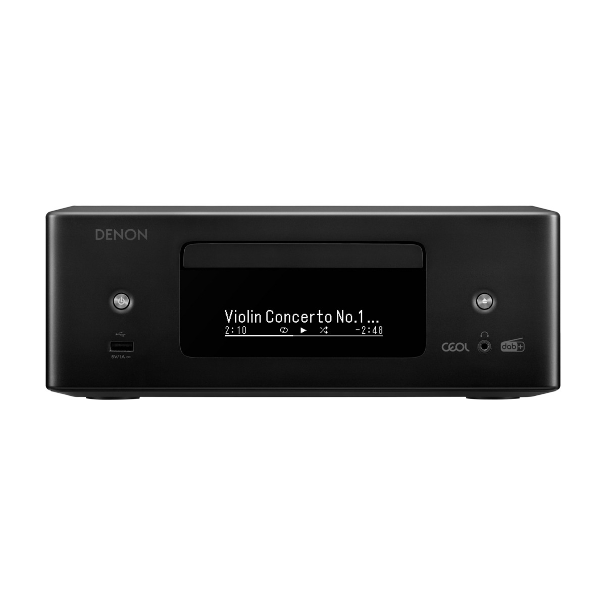 Denon CEOL RCD-N12 CD-striimeri-viritinvahvistin, musta - Hifi.fi