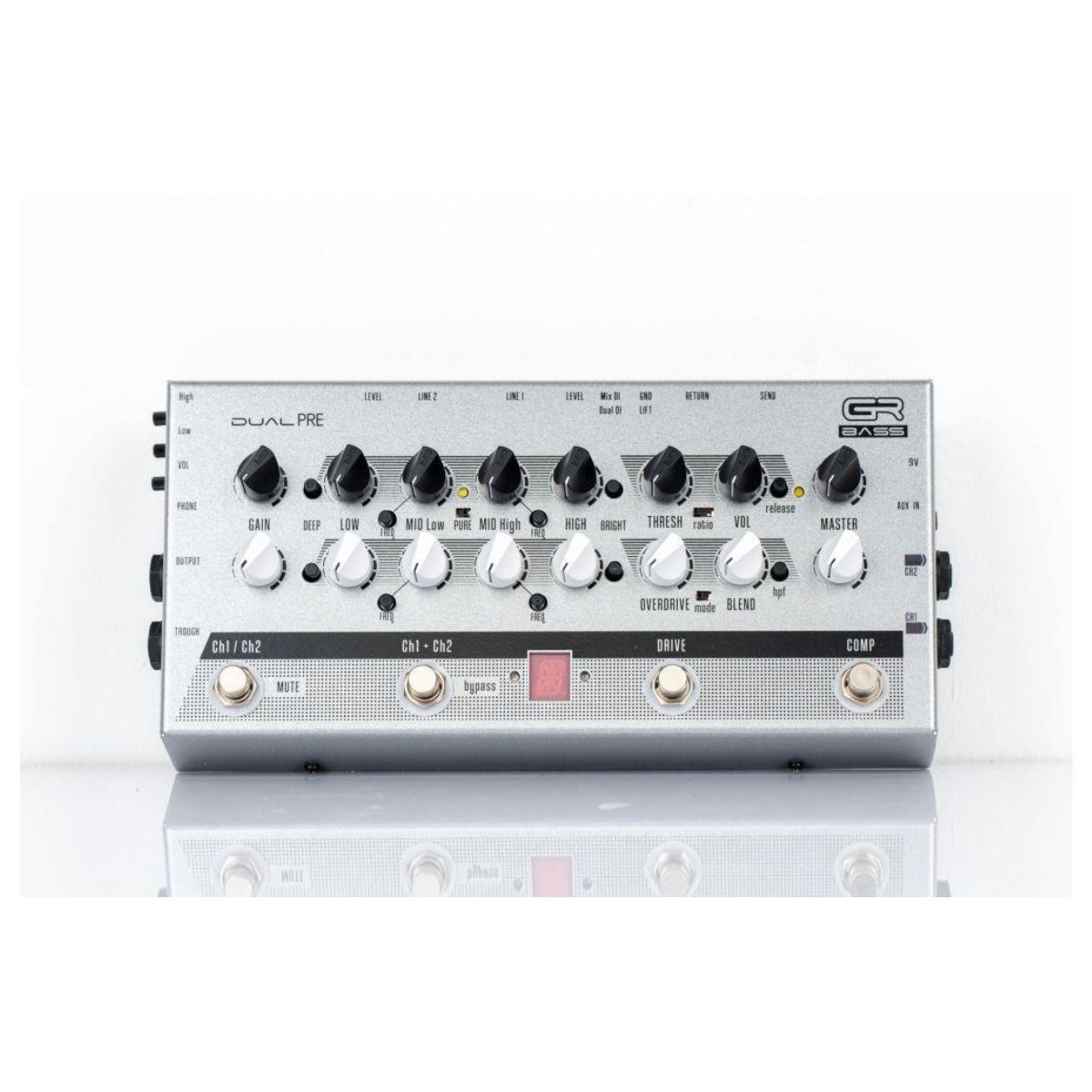 GR Bass Dual Pre etuastepedaali bassolle - Hifi.fi
